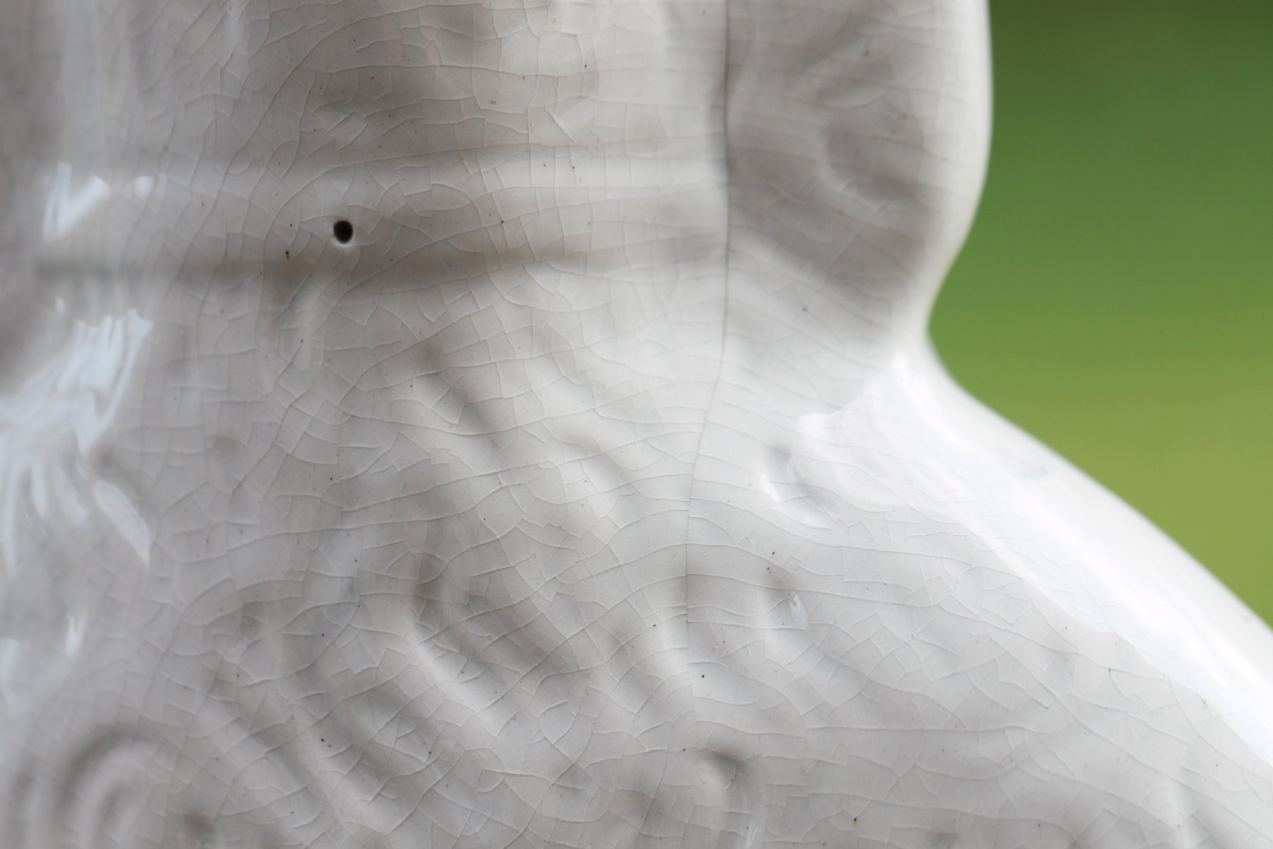 Victorian White Flat Backed Wally Dog Figurines, 1890s, Set of 2 for ...