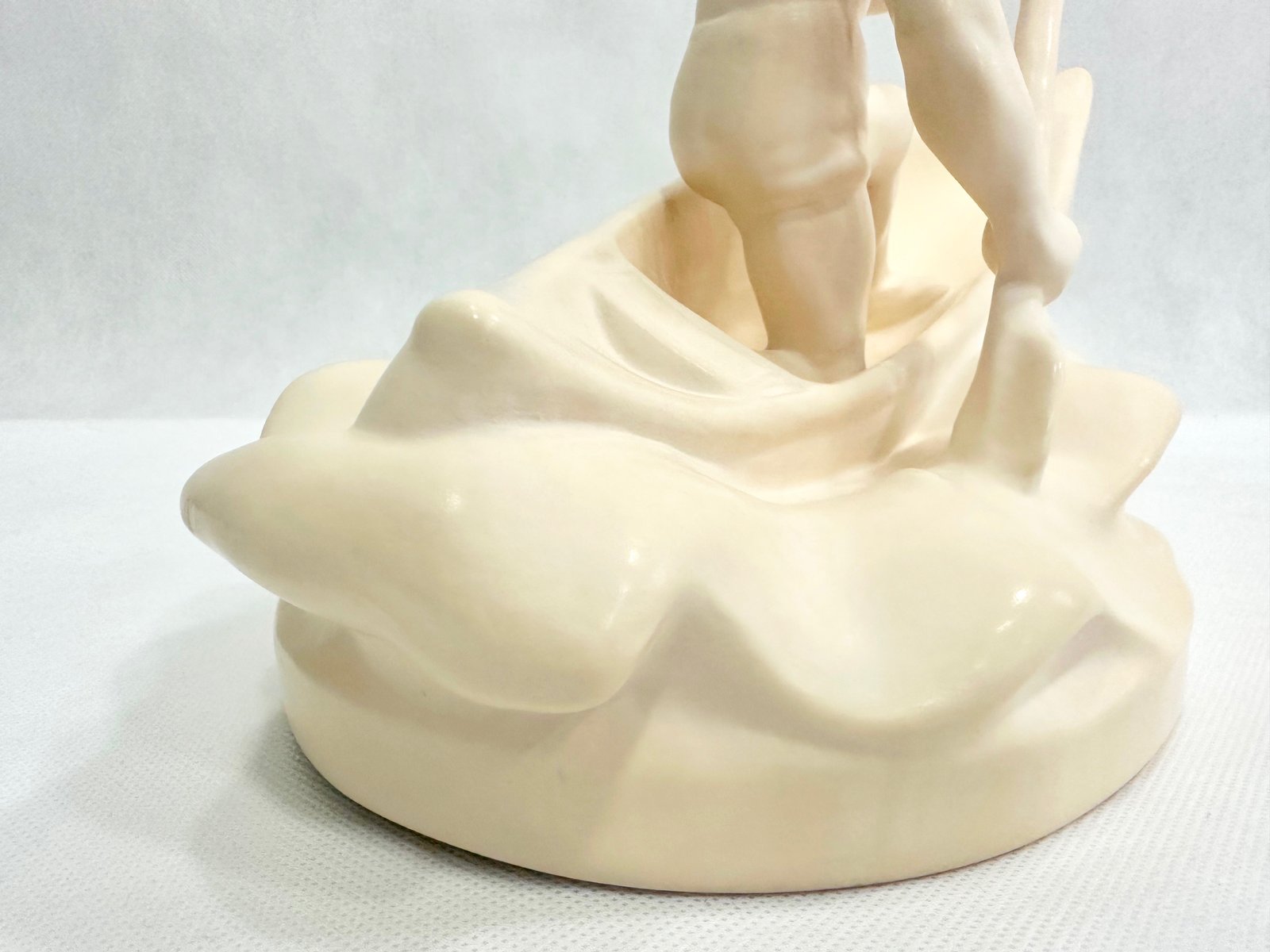 Plaster Rower Statue from Jihokera Bechyně, 1950s for sale at Pamono