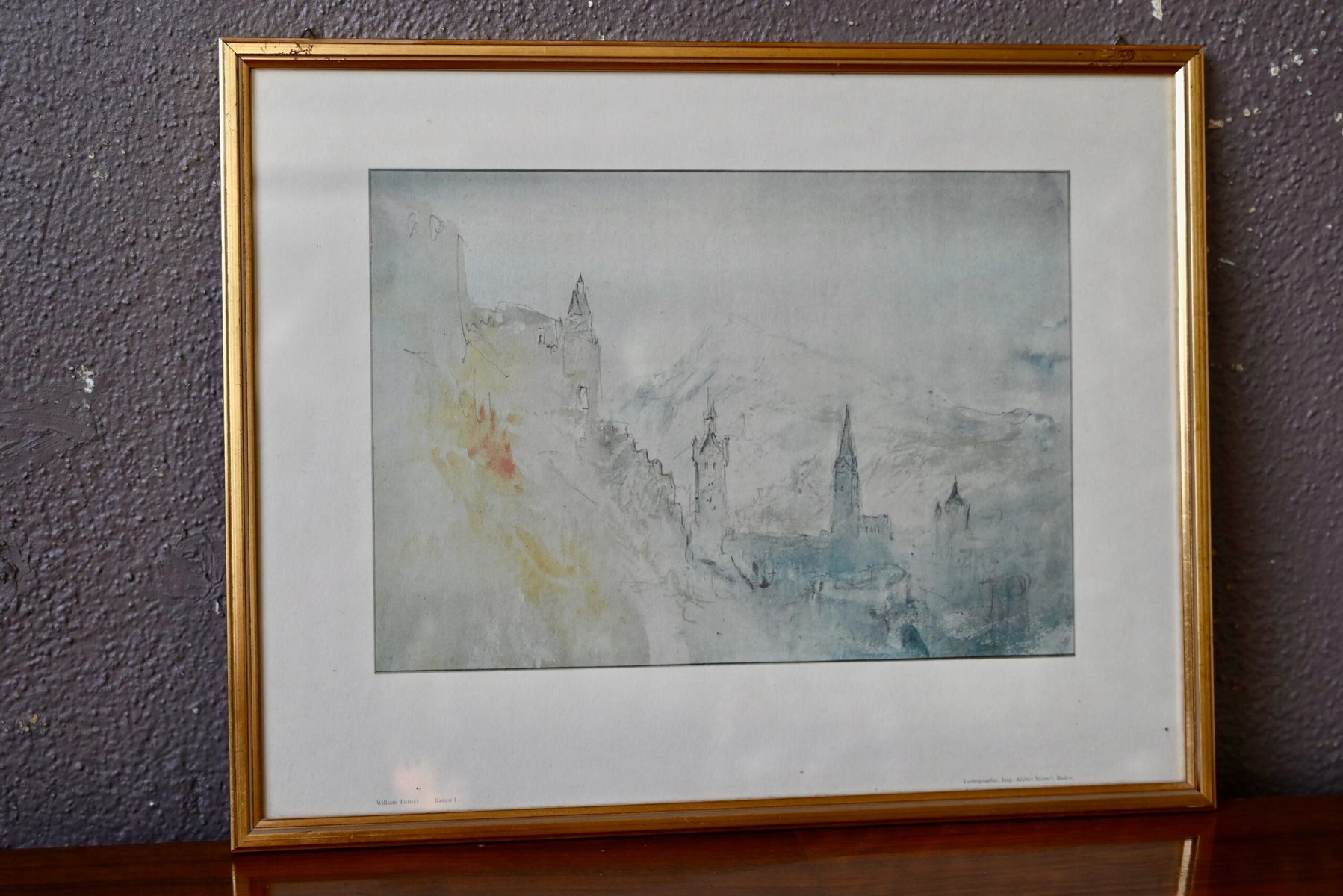 William Turner, Baden 1, Lumograph for sale at Pamono