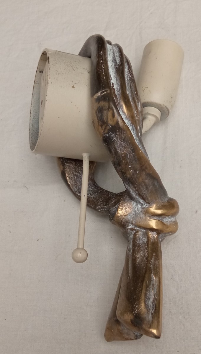 Vintage Wall Lights, 1980s, Set of 2 for sale at Pamono