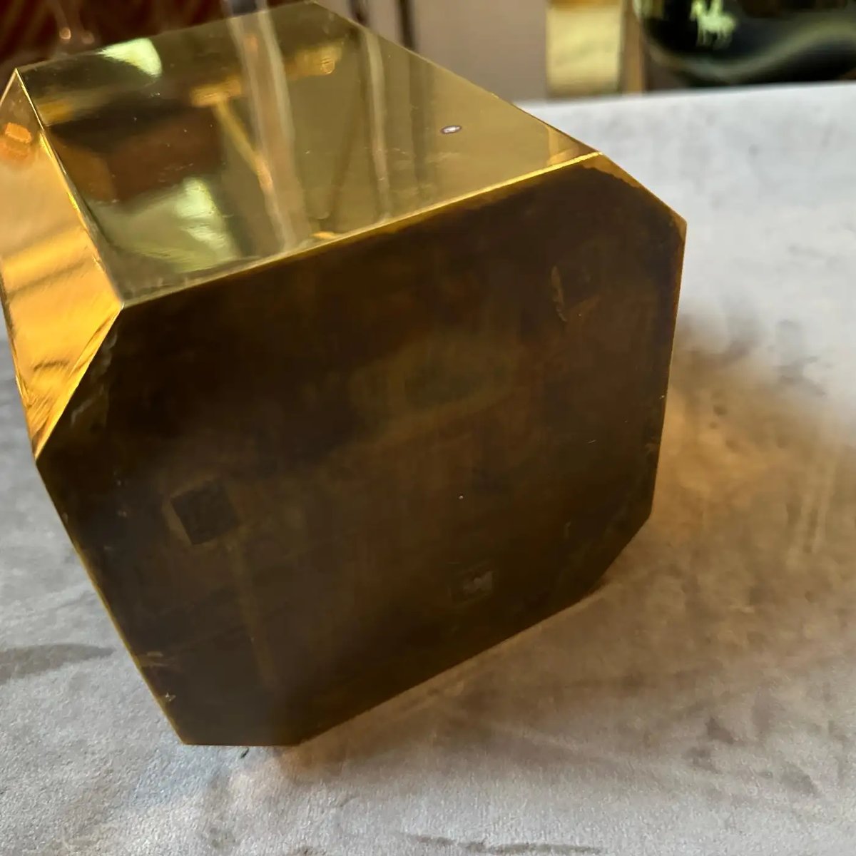 Mid-Century Italian Modern Brass Octagonal Ice Bucket, 1950s for sale ...