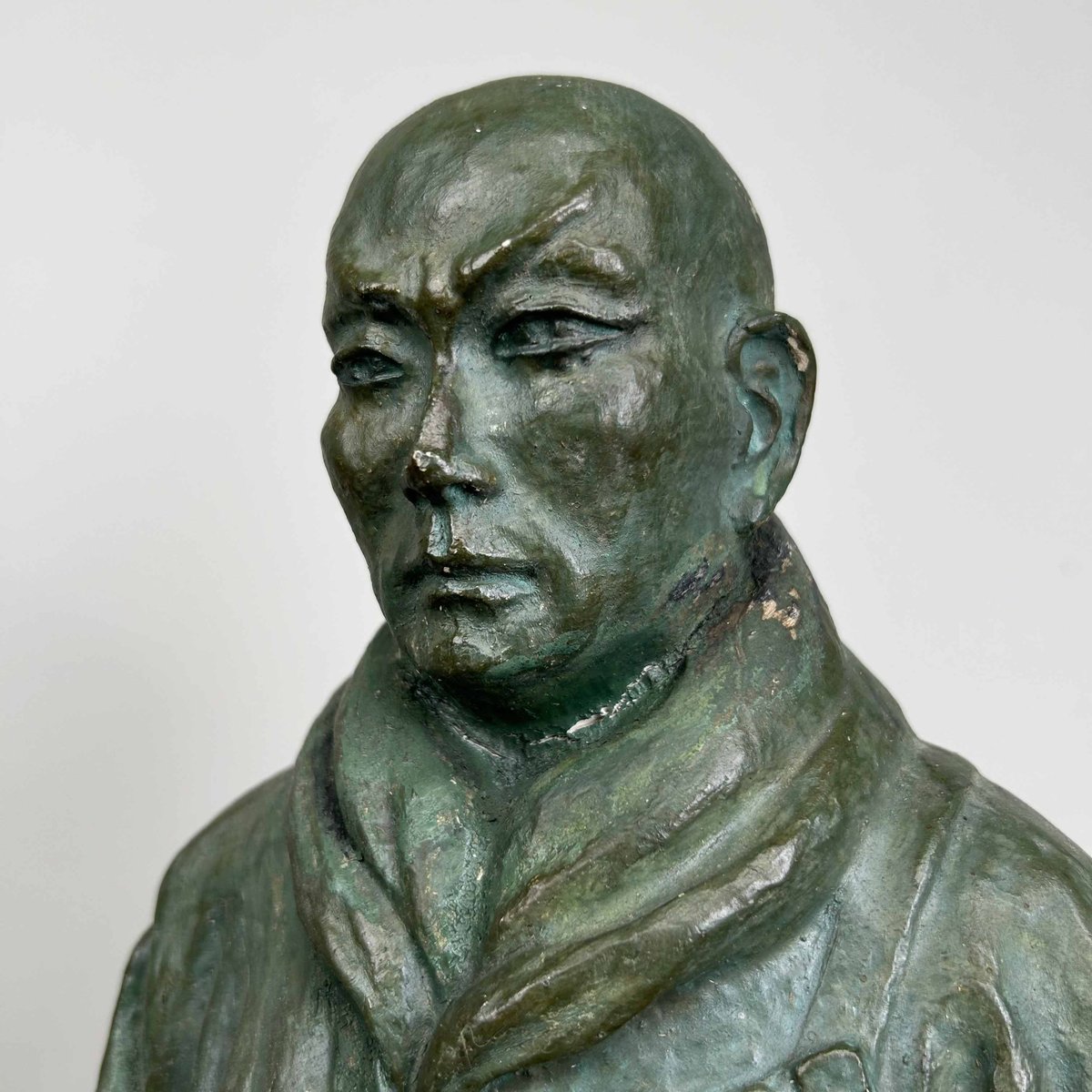 Shinran Buddhist Monk Statue, Taishō Period, Japan, 1920s for sale at ...