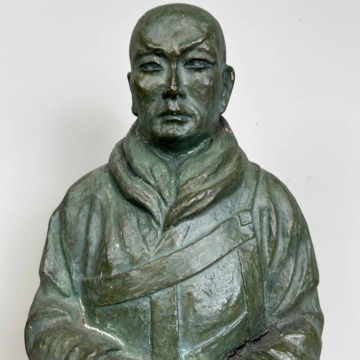 Shinran Buddhist Monk Statue, Taishō Period, Japan, 1920s for sale at ...