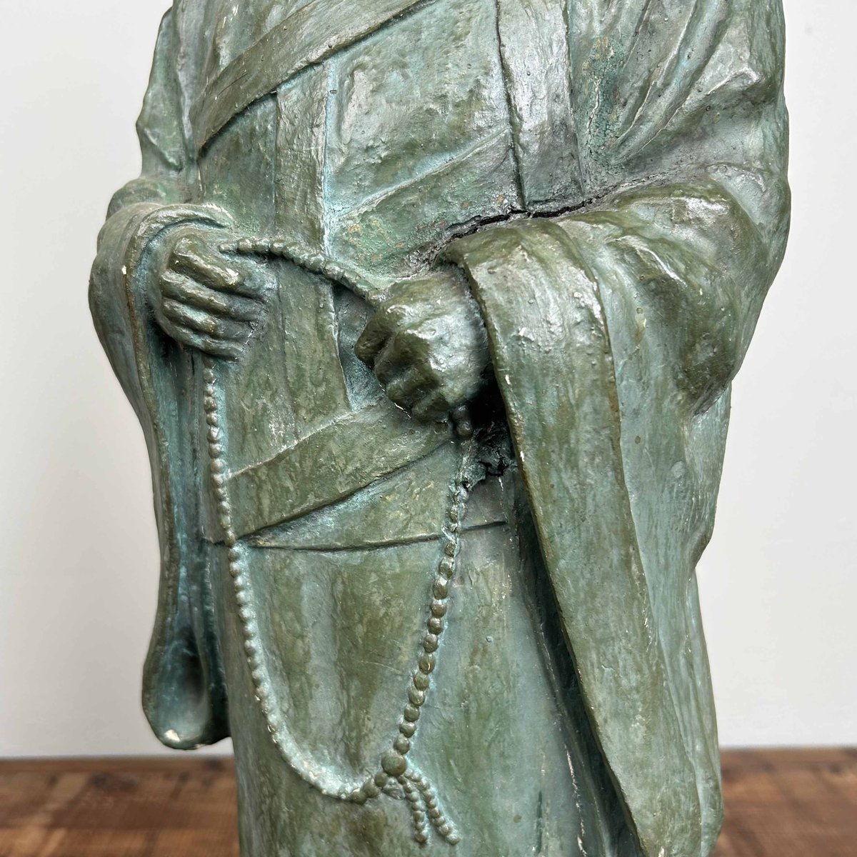 Shinran Buddhist Monk Statue, Taishō Period, Japan, 1920s for sale at ...