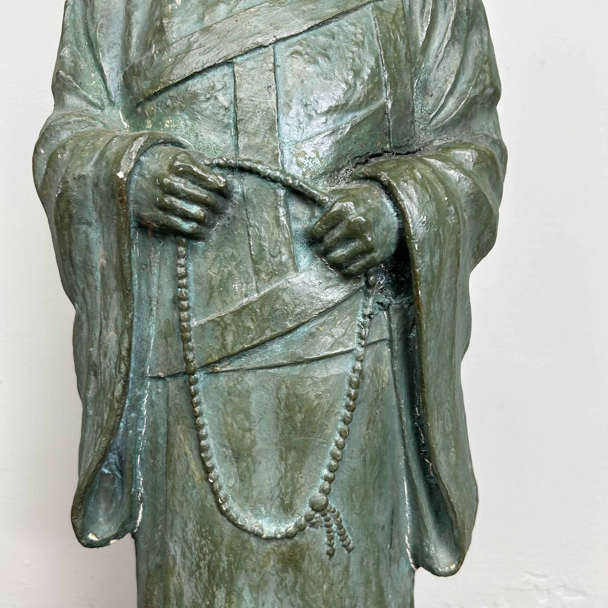 Shinran Buddhist Monk Statue, Taishō Period, Japan, 1920s for sale at ...