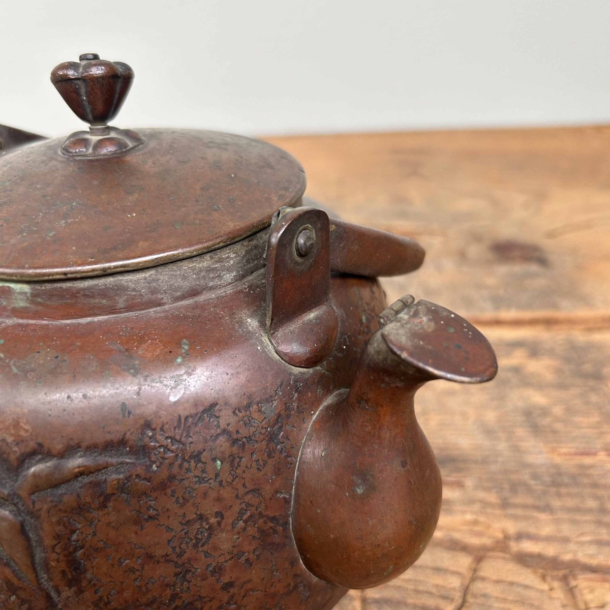 Antique Japanese Copper Teapot for sale at Pamono
