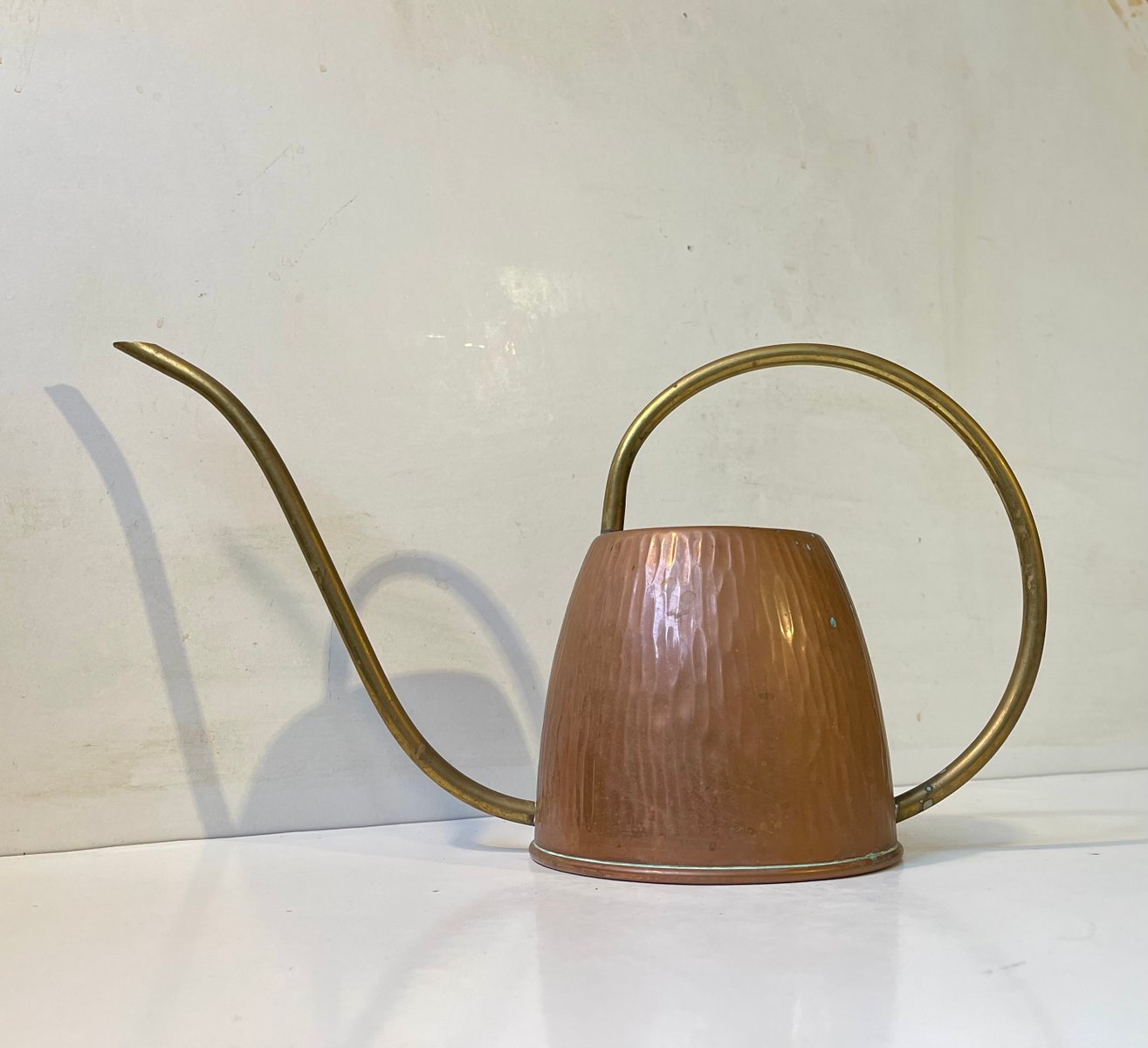 Mid-Century Scandinavian Watering Jug in Copper, 1960s for sale at Pamono