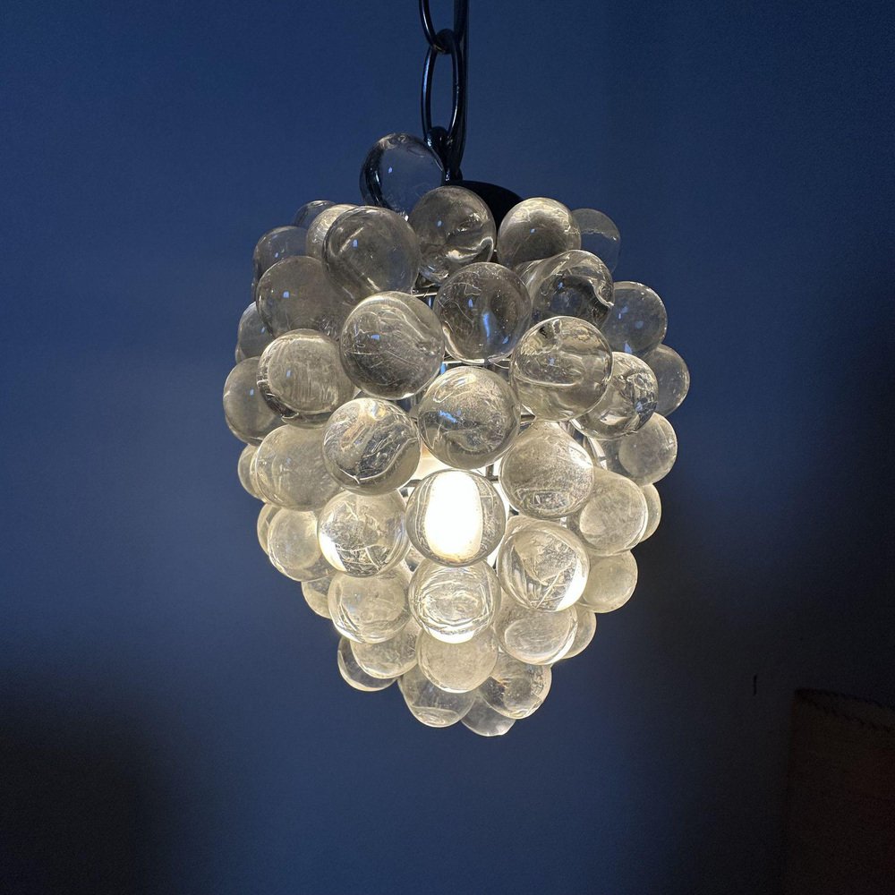 Vintage Grape Hanging Lamp in Glass, 1990s for sale at Pamono