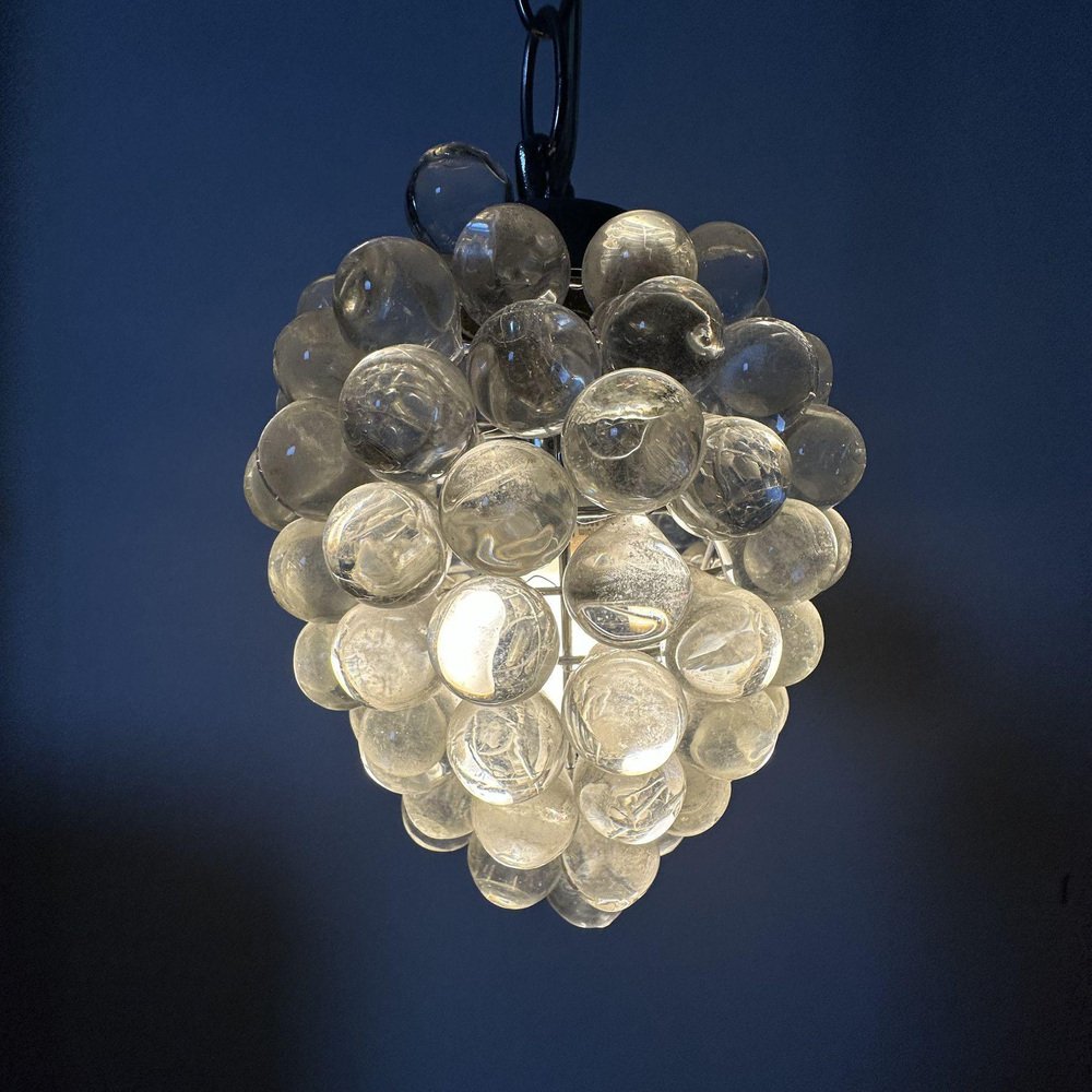 Vintage Grape Hanging Lamp in Glass, 1990s for sale at Pamono