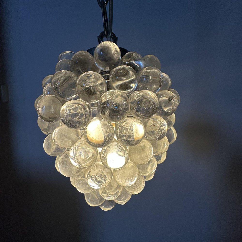 Vintage Grape Hanging Lamp in Glass, 1990s for sale at Pamono