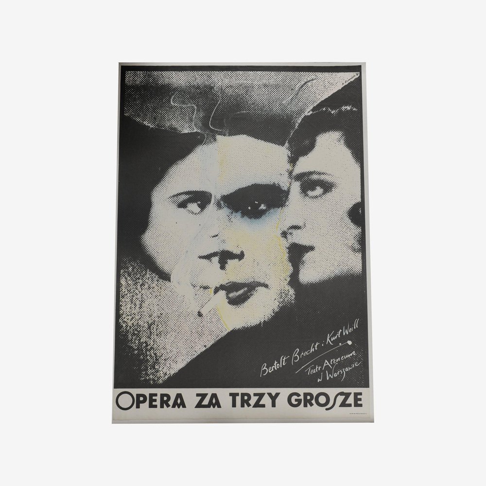 Affiche Bertolt Brecht The Threepenny Opera par Kurt Weill, 1980s en ...