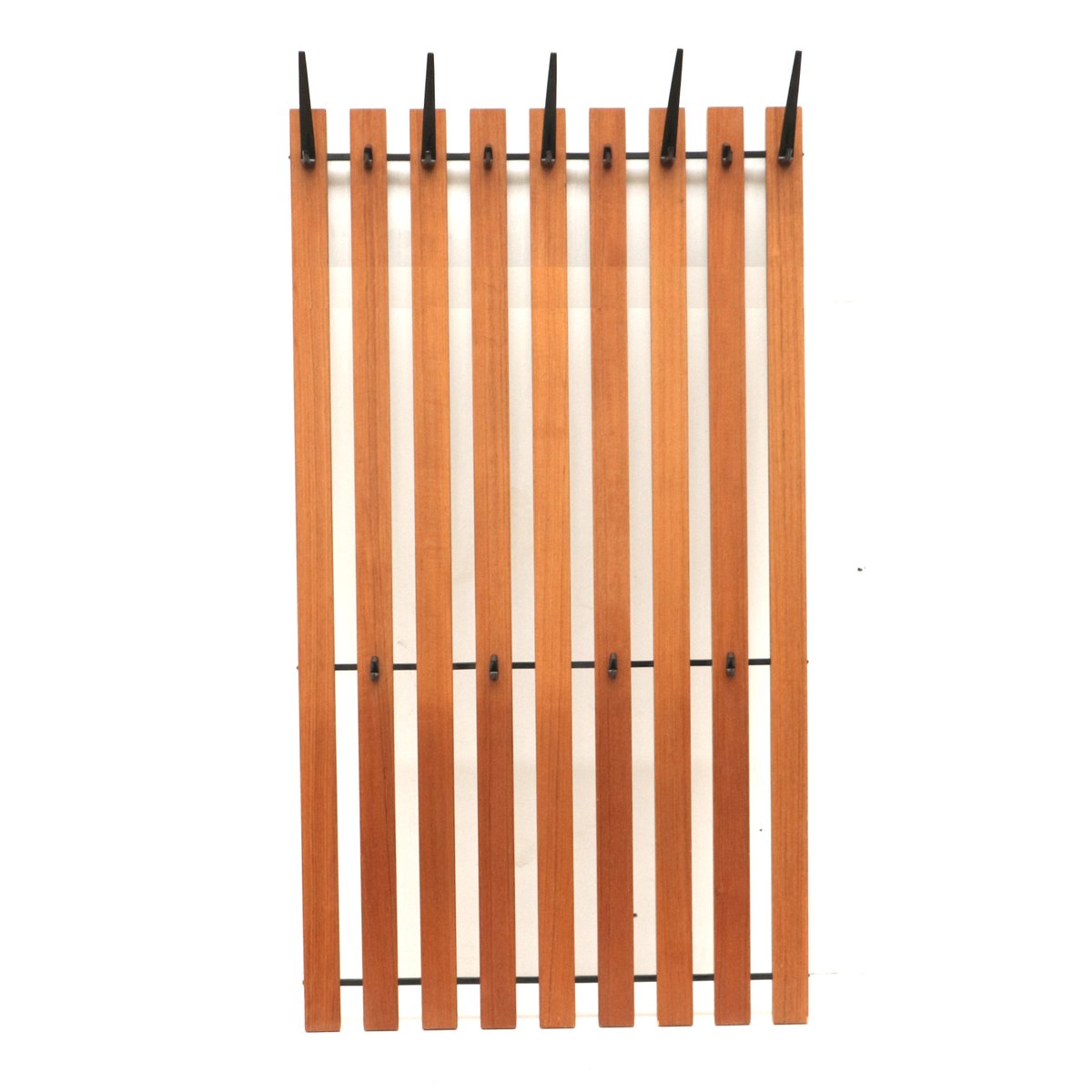 Large Vintage Wall Coat Rack, 1960s for sale at Pamono