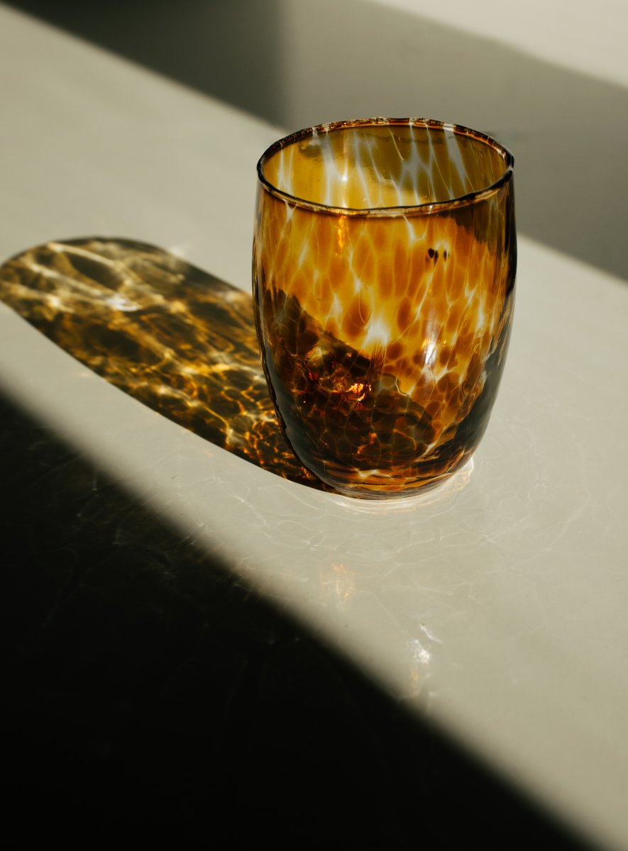 Hot Chocolate Murano Glasses by Maryana Iskra, Set of 6 for sale at Pamono