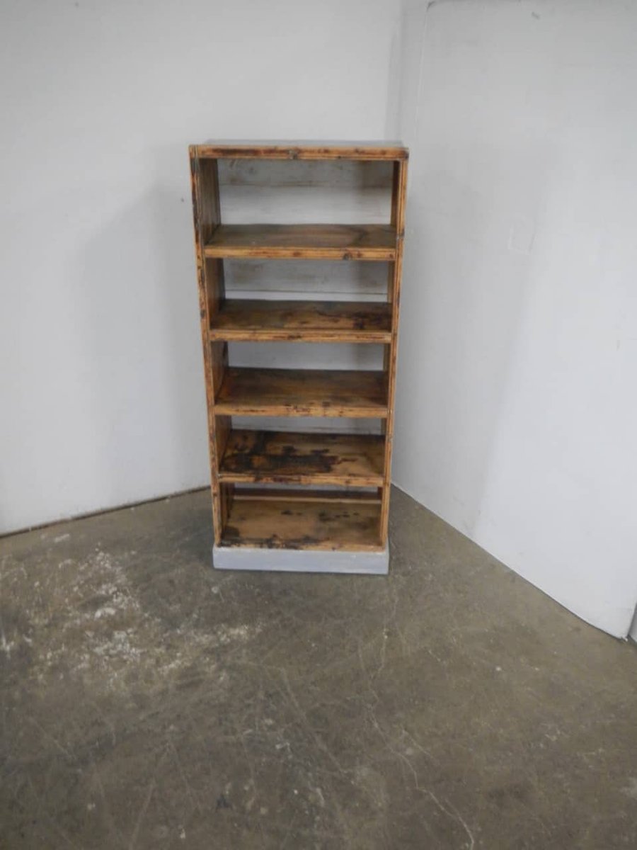 Fir Wooden Shelf, 1950 for sale at Pamono