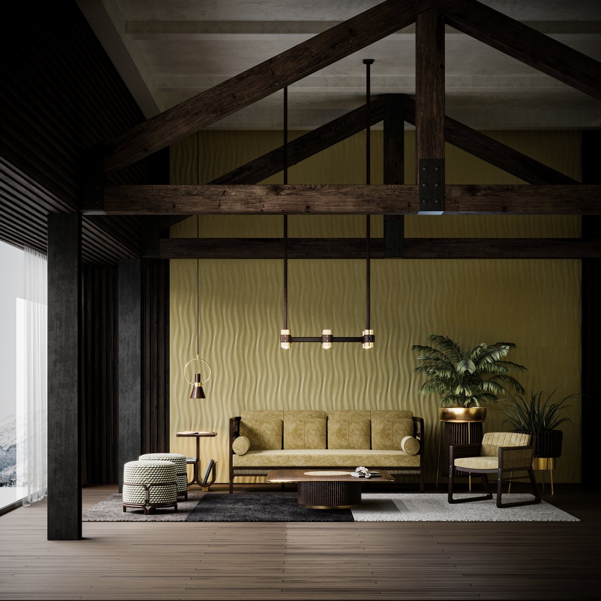 Matthew Center Table by Wood Tailors Club for sale at Pamono