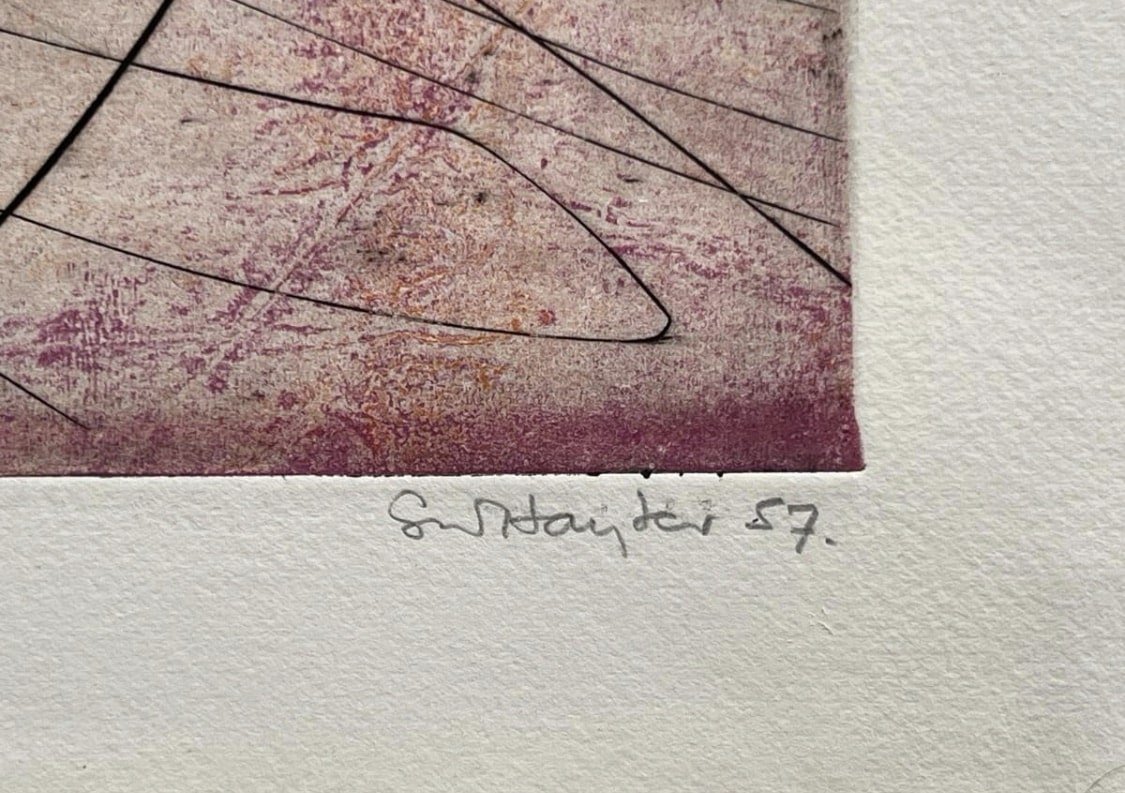 Stanley William Hayter, Boats, 1957, Engraving for sale at Pamono