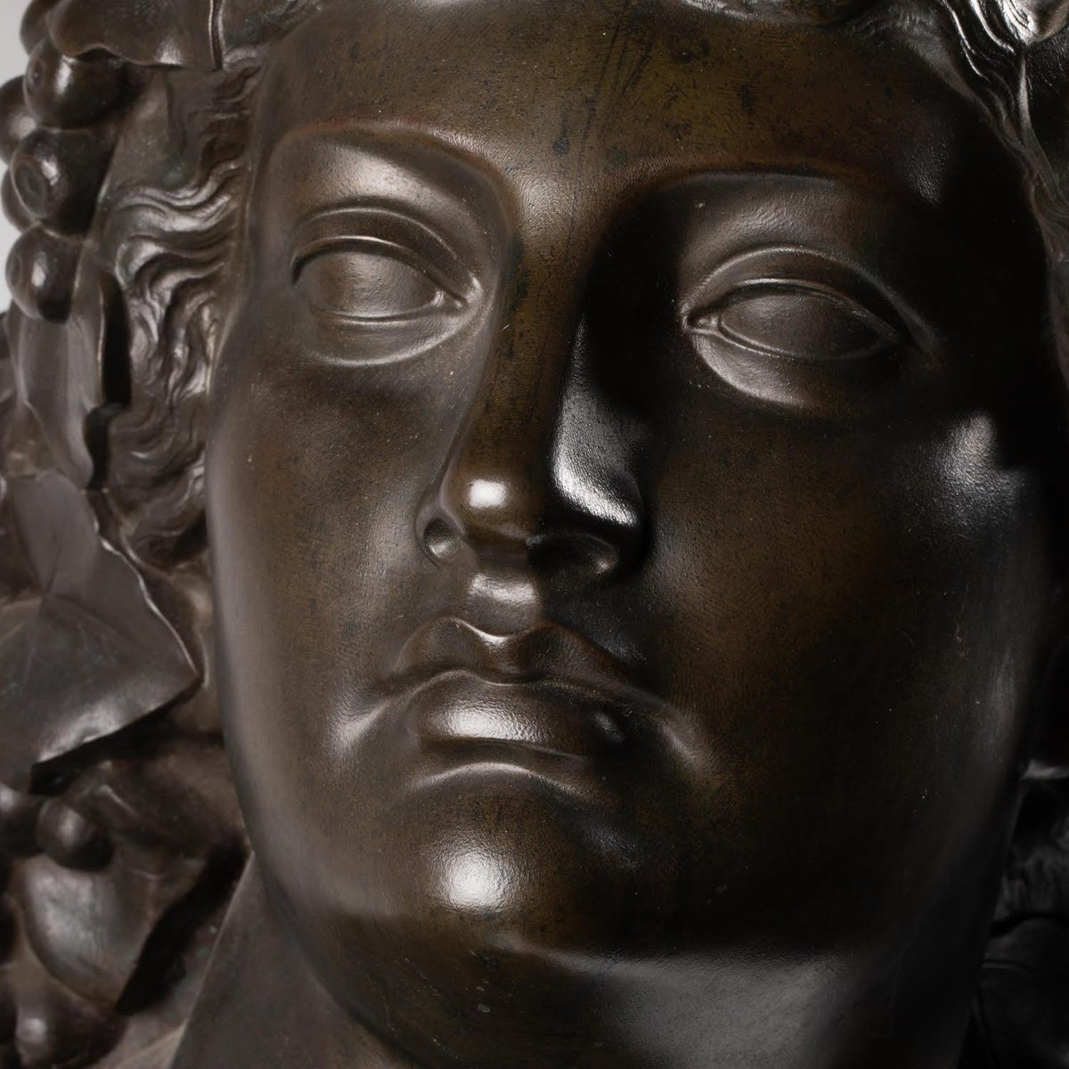 Jean-Baptiste Auguste Clesinger, Patinated Bronze Bust of Arianne, 19th ...