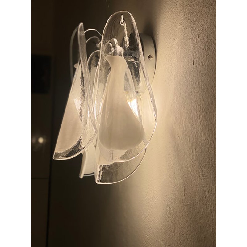 Applique da parete Rondini in vetro di Murano di Simoeng, set di 2 in ...