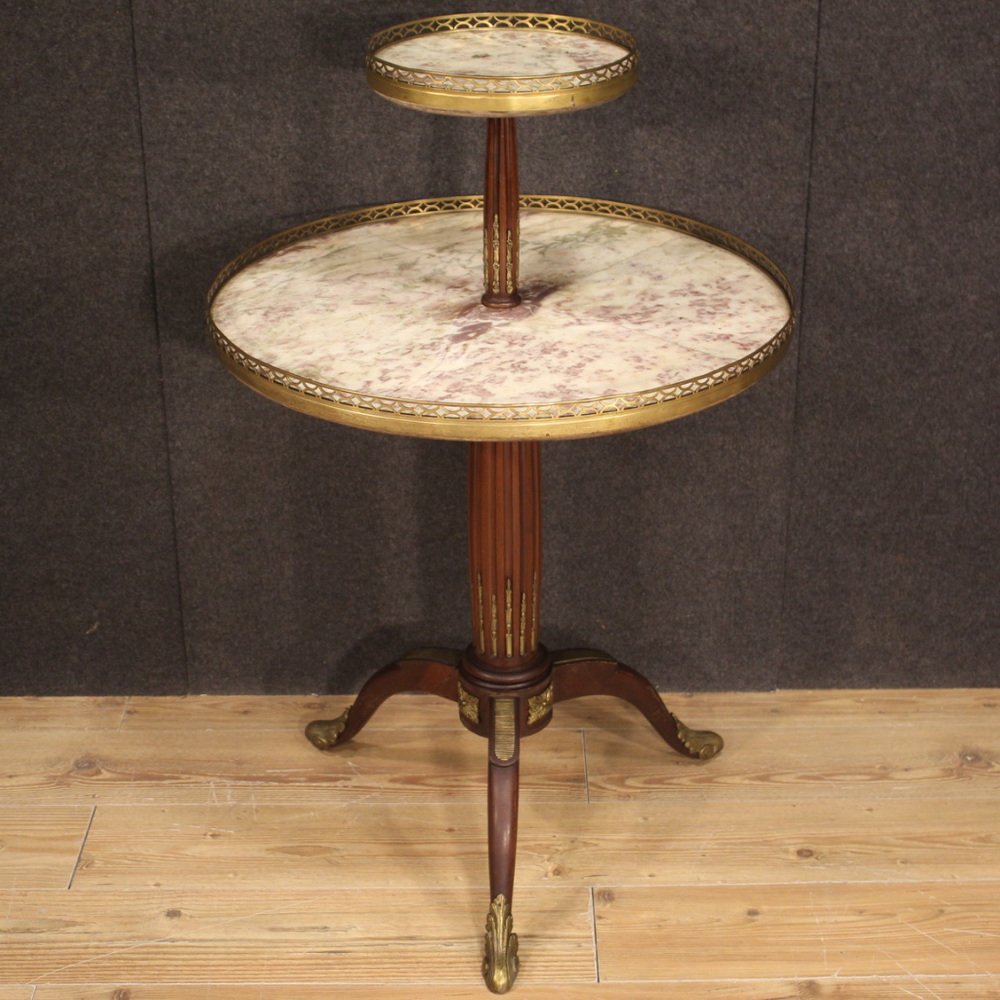 French Round Side Table, 1920 for sale at Pamono