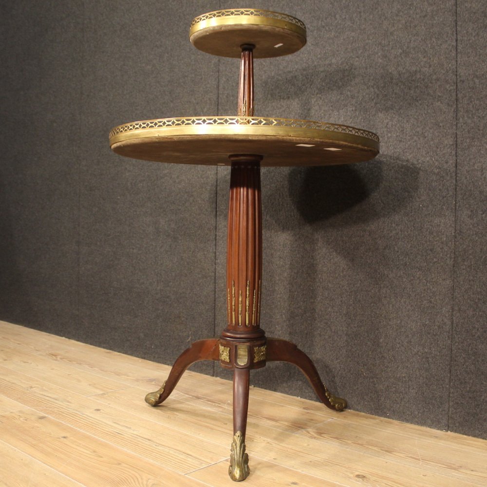 French Round Side Table, 1920 for sale at Pamono