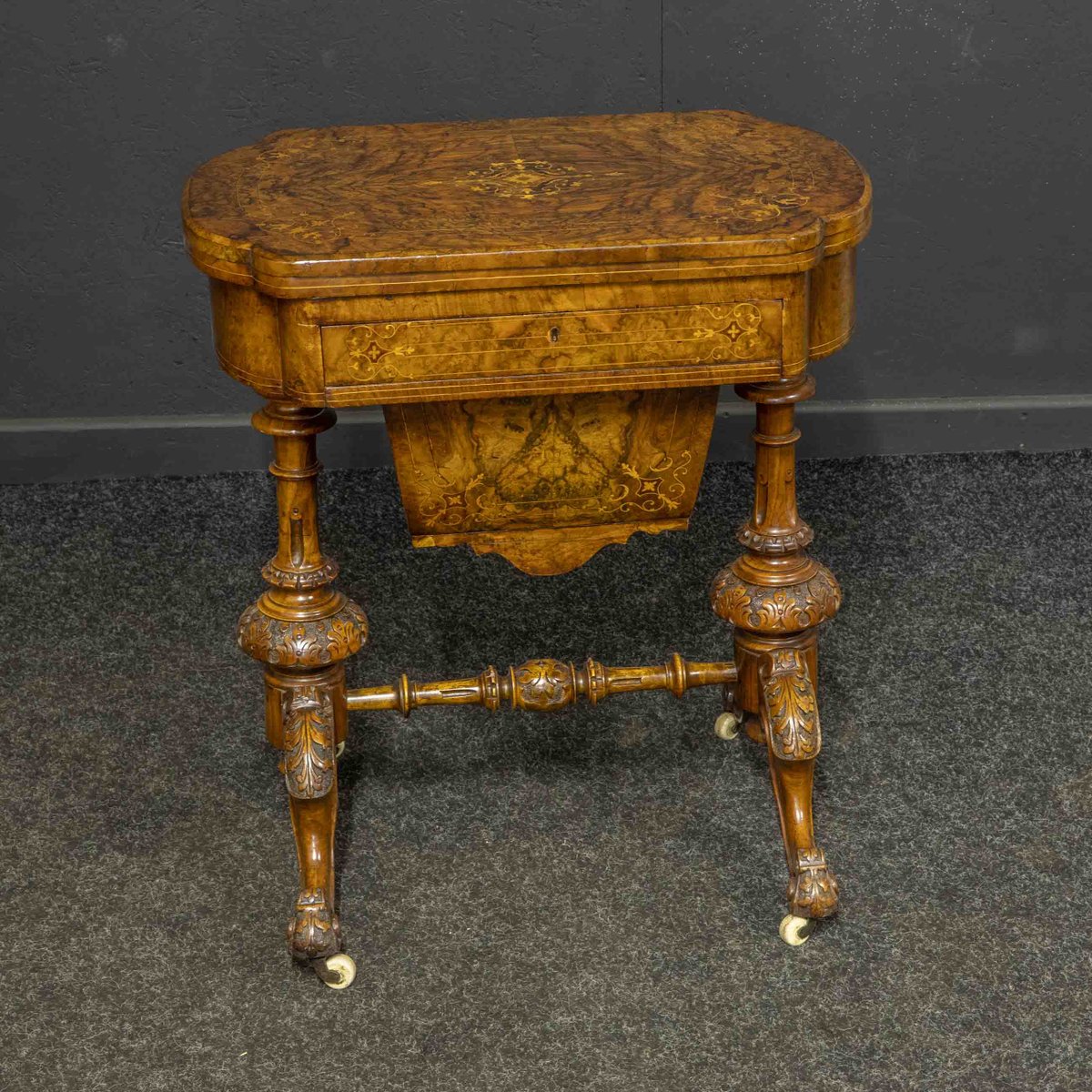 Victorian Games/Sewing Table for sale at Pamono