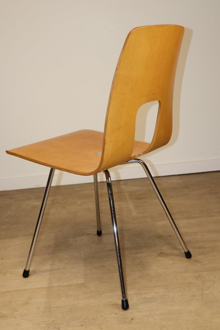 One Point Model Chair by Hans Bellman in Beech, 1950s for sale at Pamono