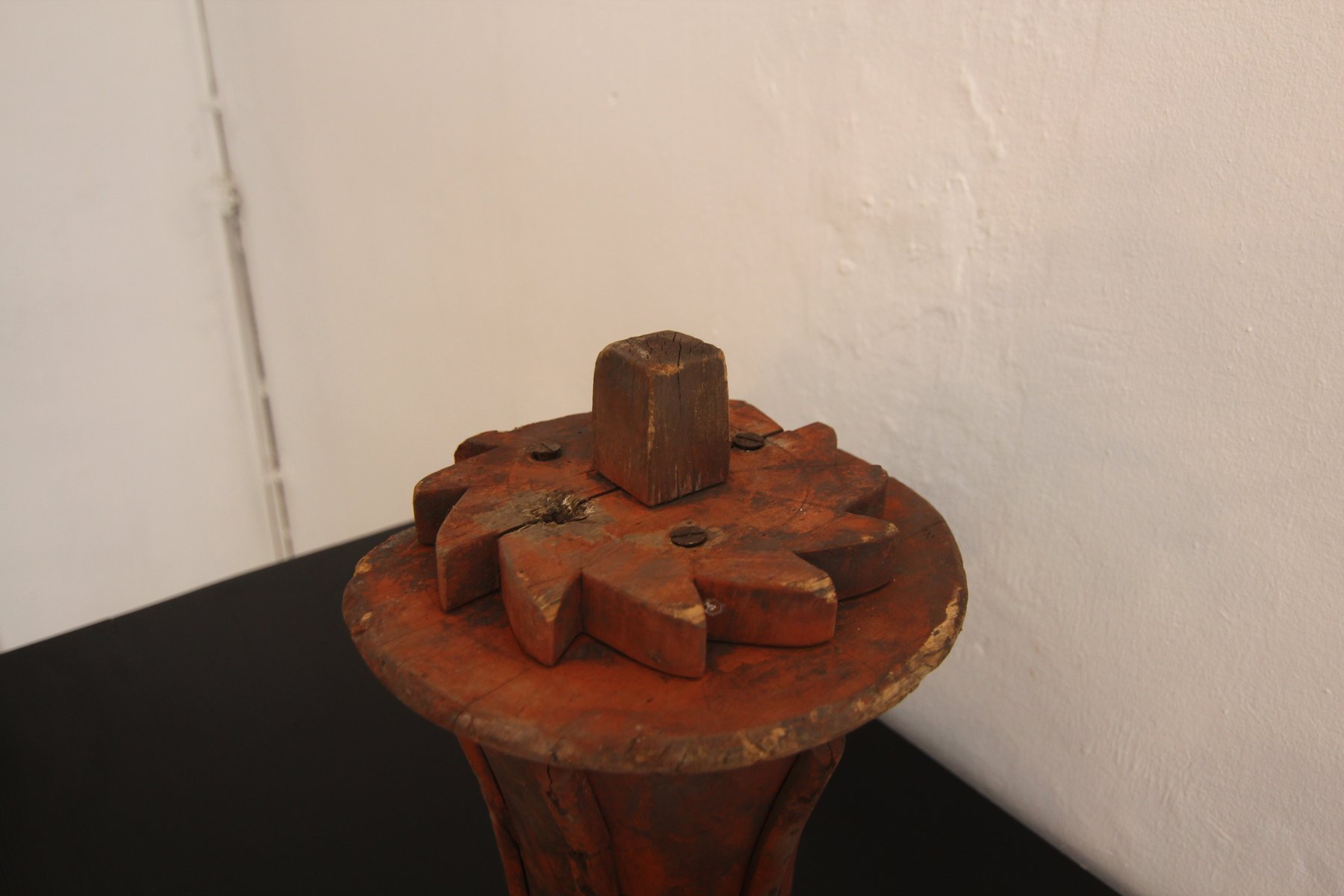 Early 20th Century Wooden Casting Pattern Object with Original Patina ...