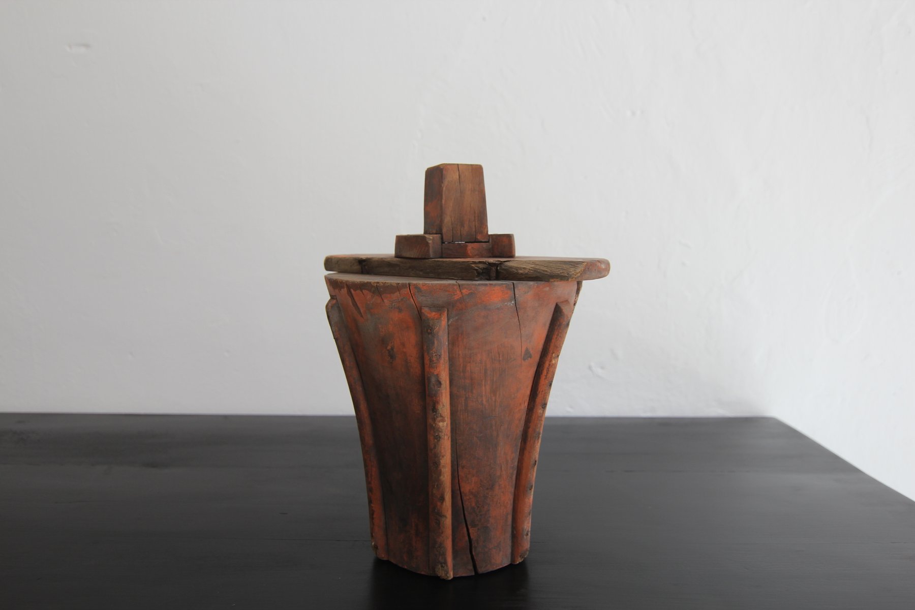 Early 20th Century Wooden Casting Pattern Object with Original Patina ...