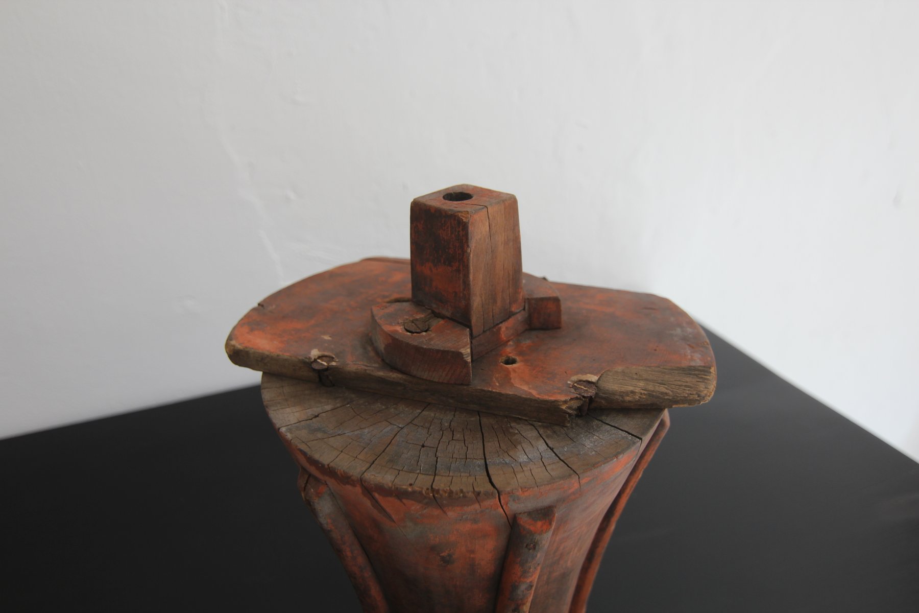 Early 20th Century Wooden Casting Pattern Object with Original Patina ...