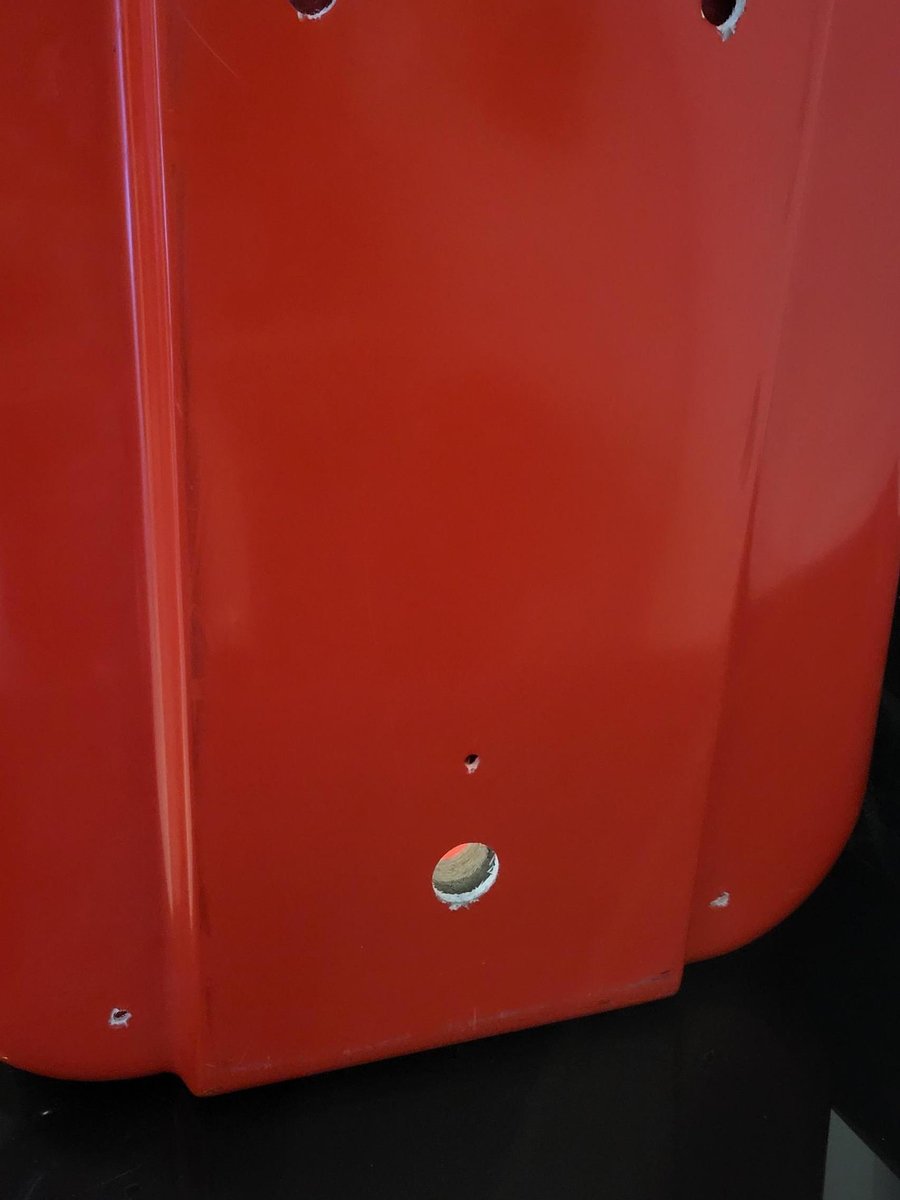 Pil Soundproof Telephone Booth in Red Plastic for sale at Pamono