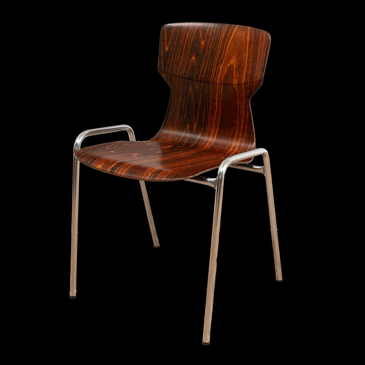 Industrial School Chair by Eromes, 1970s for sale at Pamono