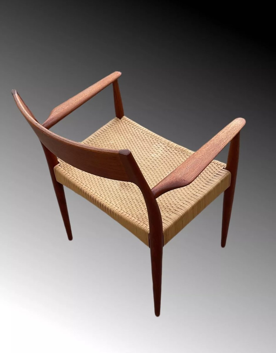 Danish Modern Chair by Enjar Larsen & Bender Madsen for Willy Beck for ...
