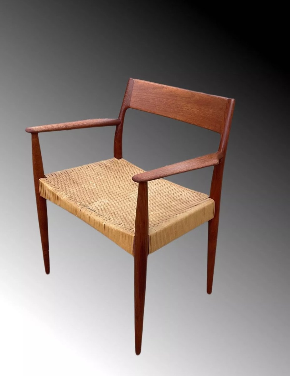 Danish Modern Chair by Enjar Larsen & Bender Madsen for Willy Beck for ...