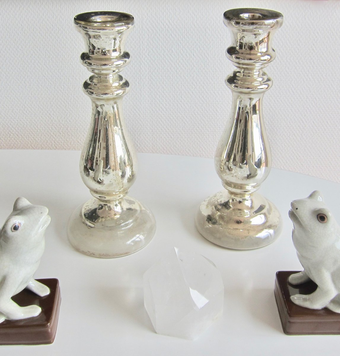 Mid-Century Scandinavian Craquelé Ceramic Frogs, 1950s, Set of 2 for ...