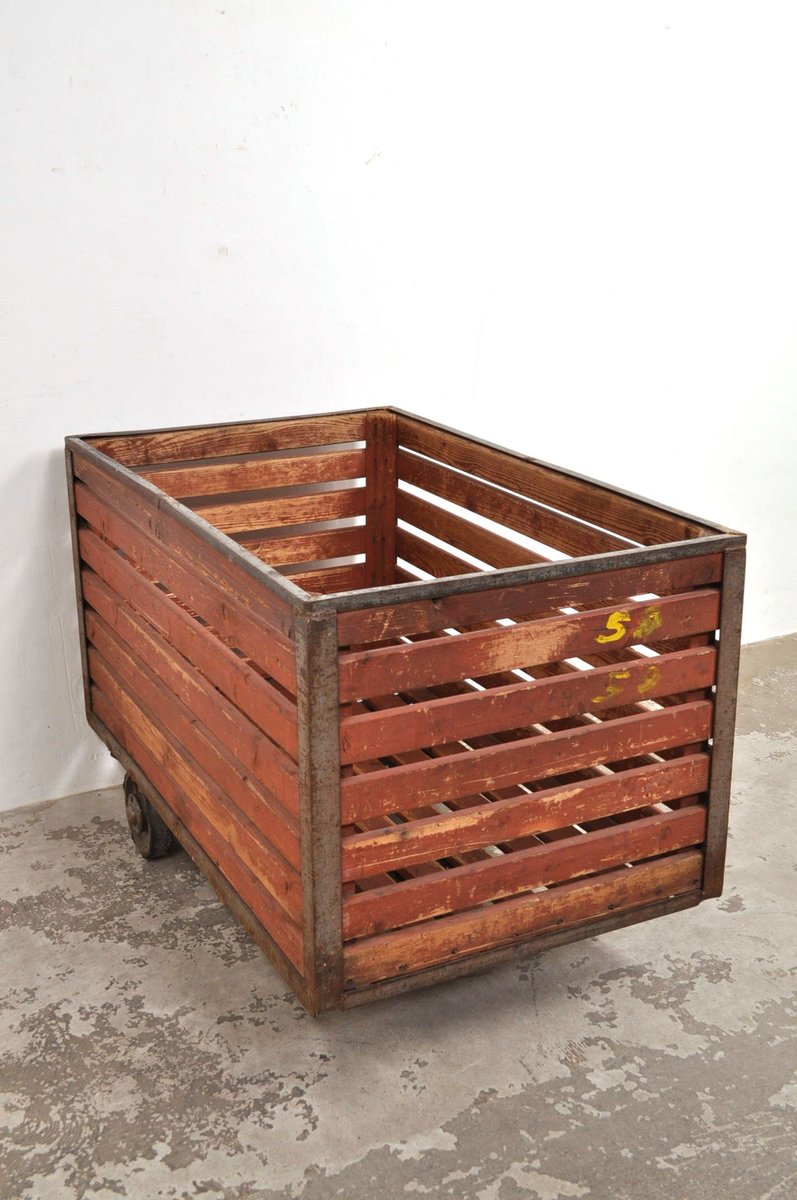 Industrial Factory Cart, 1950s for sale at Pamono