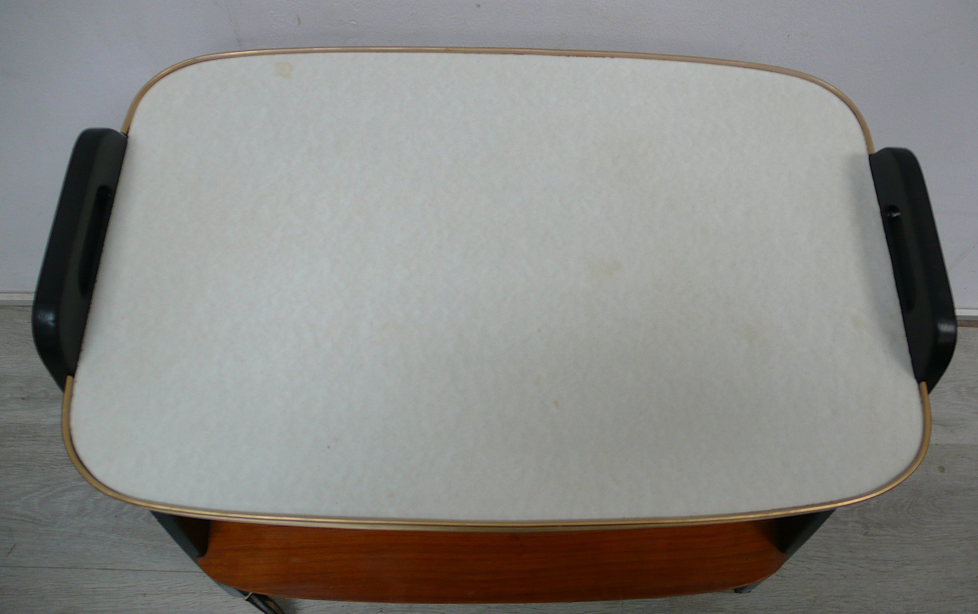 Mid-Century Modern German Serving Cart Tea Trolley from Opal Möbel ...