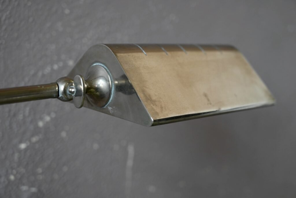 Art Deco Regency Metal Reading Light for sale at Pamono