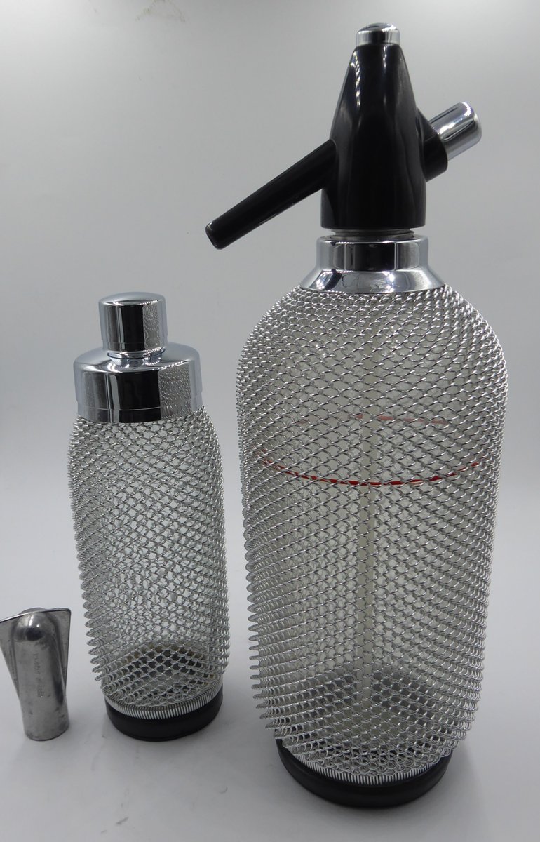 Vintage Soda Water Maker from Merkuria, 1970s, Set of 2 for sale at Pamono