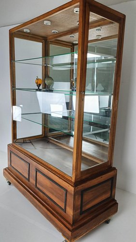 Large Vintage Display Cabinet for sale at Pamono