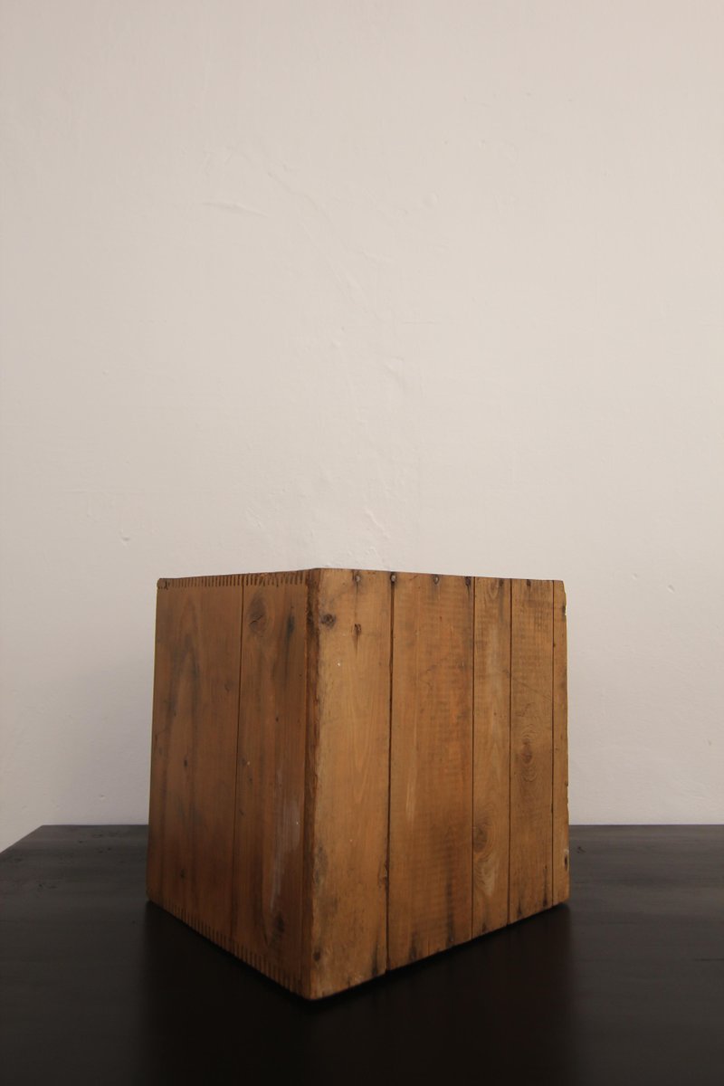 Wooden Box Crate, 1960s, Image 9