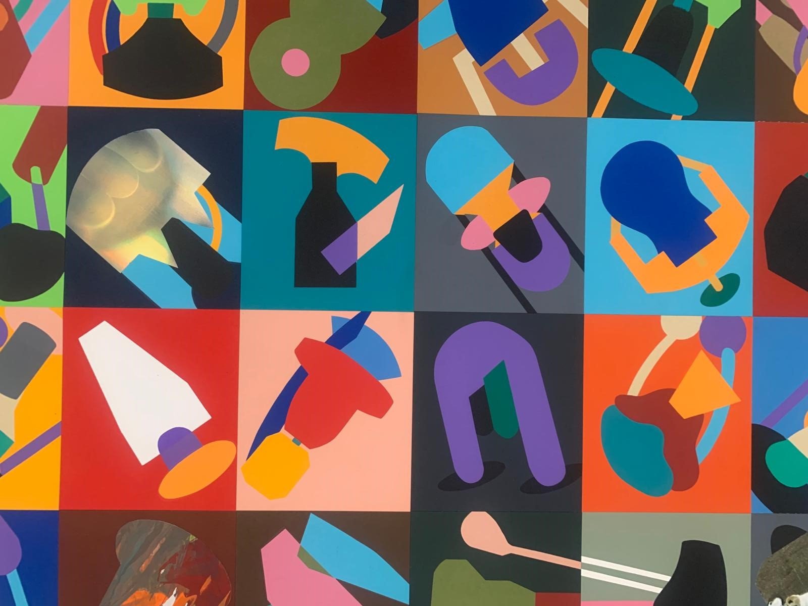 Renato Volpini, Composition of Anthropomorphic Elements, 1990, Collage ...