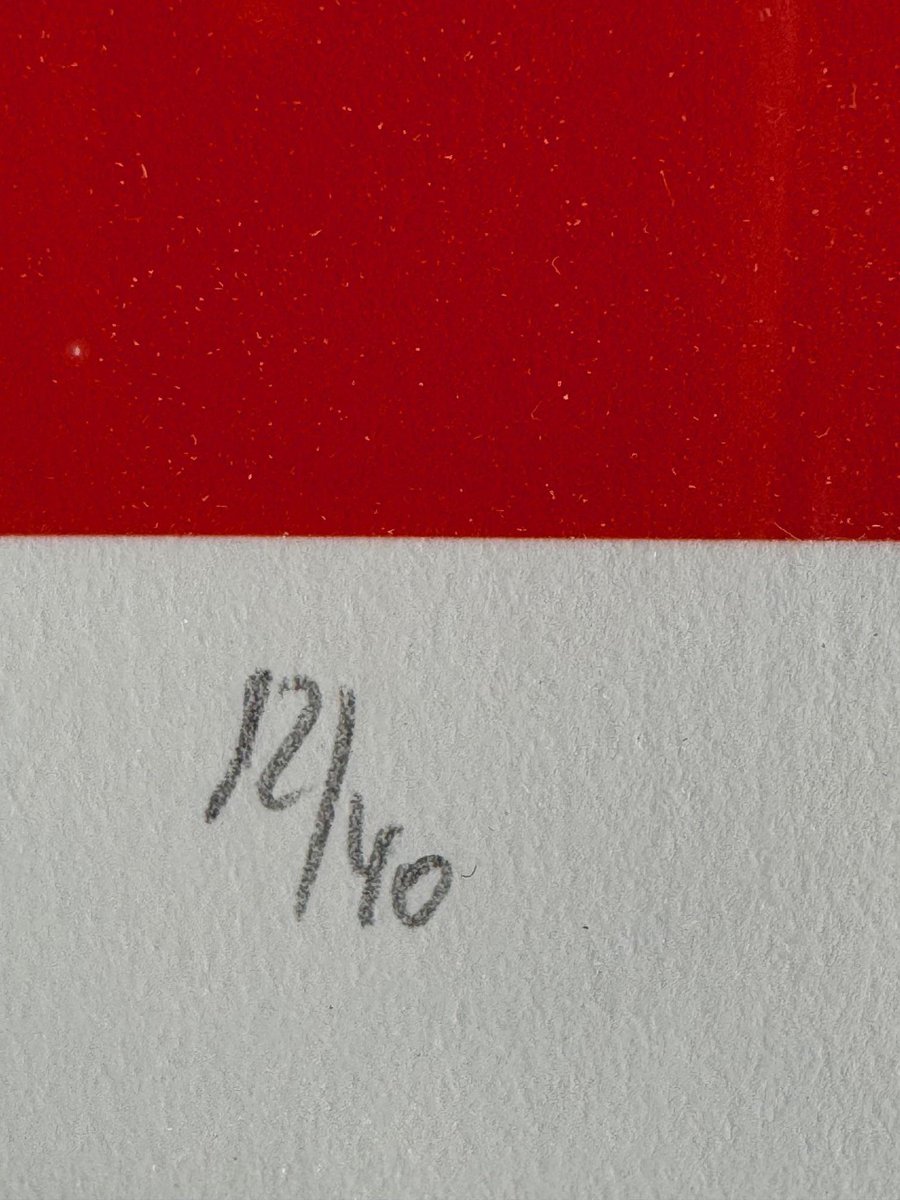 Lithograph Poster by Geneviève Claisse, 1960s for sale at Pamono