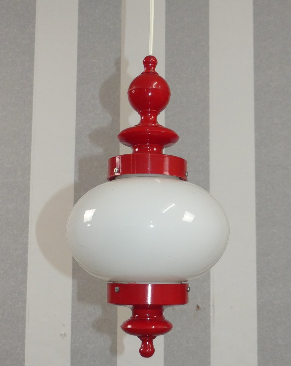 Hanging Lamp in Plastic by Hawill, 1970s for sale at Pamono