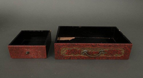 Asian Lacquer Cabinet with Seven Drawers, Image 11