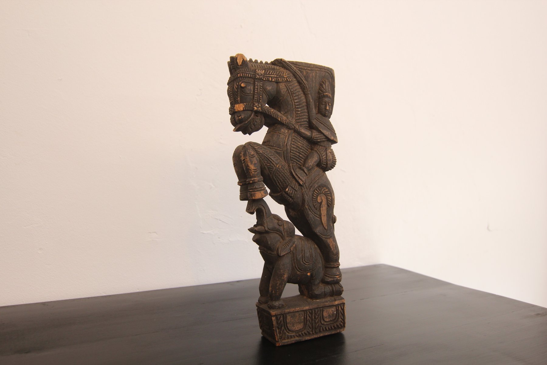 19th Century Indian Carved Wood Object for sale at Pamono