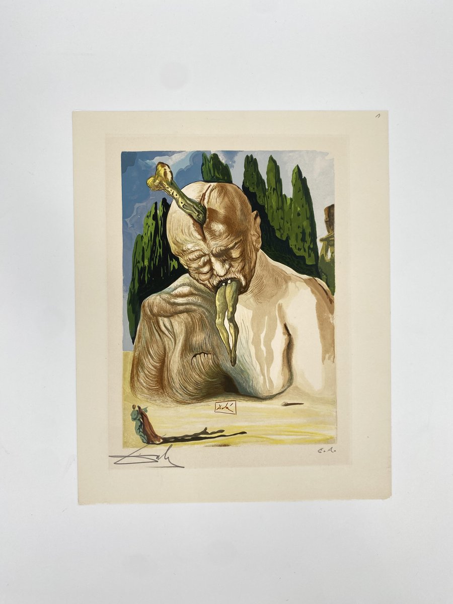 Salvador Dali, The Logician Devil from the Divine Comedy, 1960s ...