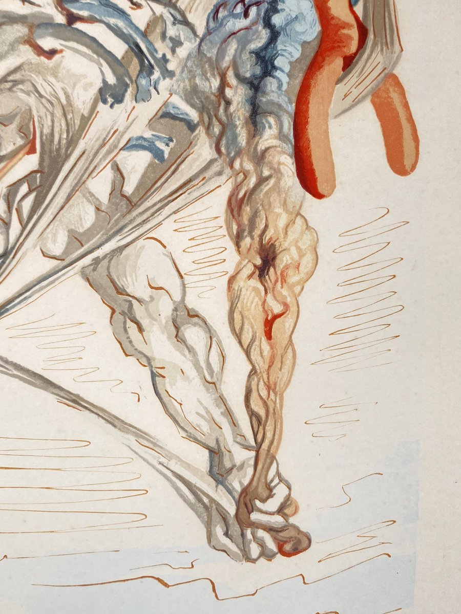 Salvador Dali, The Falsifiers from the Divine Comedy, 1960s, Woodcut ...