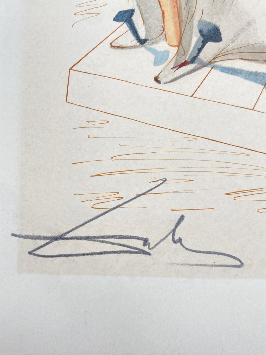 Salvador Dali, The Falsifiers from the Divine Comedy, 1960s, Woodcut ...