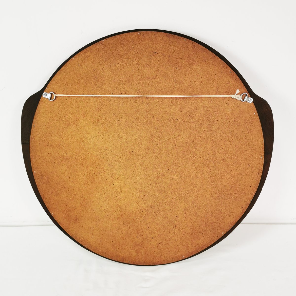 Mid-Century Round Teak Wall Mirror by Clark Eaton, Denmark, 1970s for ...
