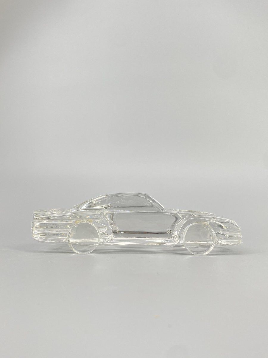 Glass Table Model of a Porsche 911 Sc / 959 Tribute from Riedel for ...
